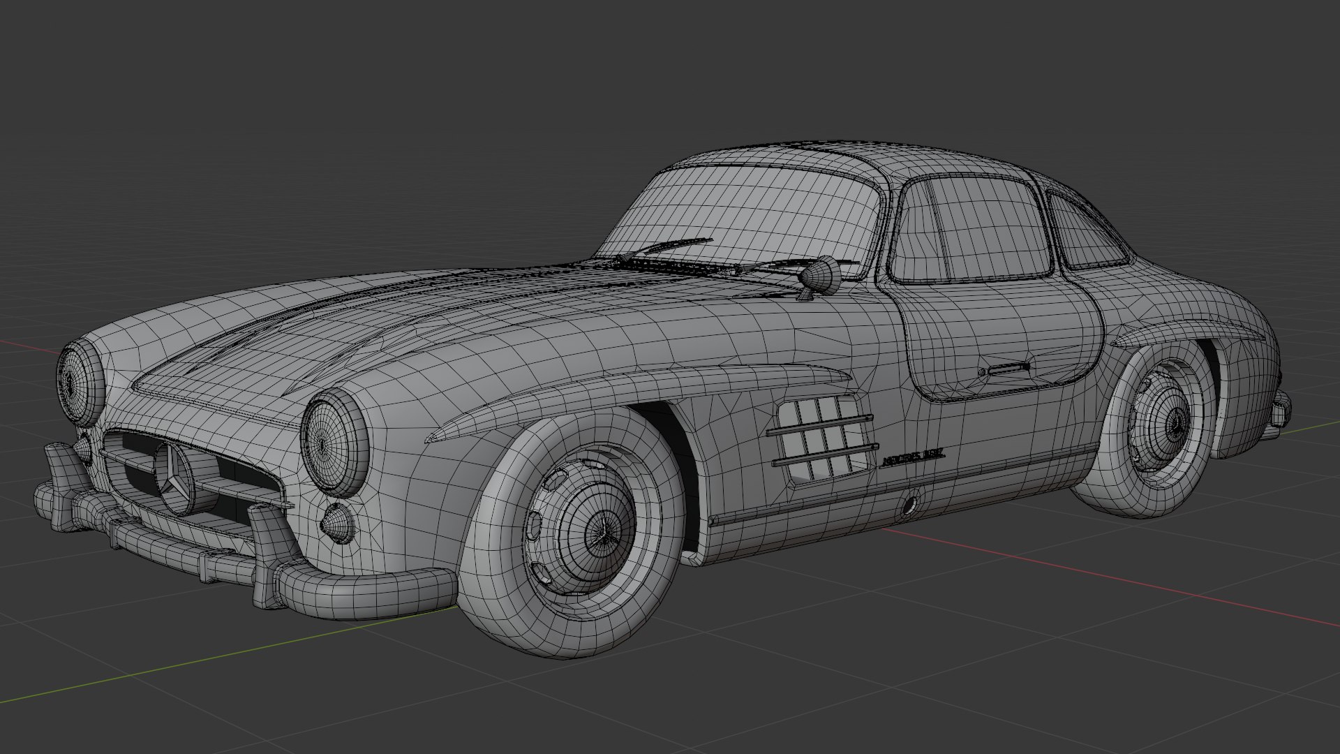 Mercedes-Benz 300SL 3D Model - TurboSquid 2315807