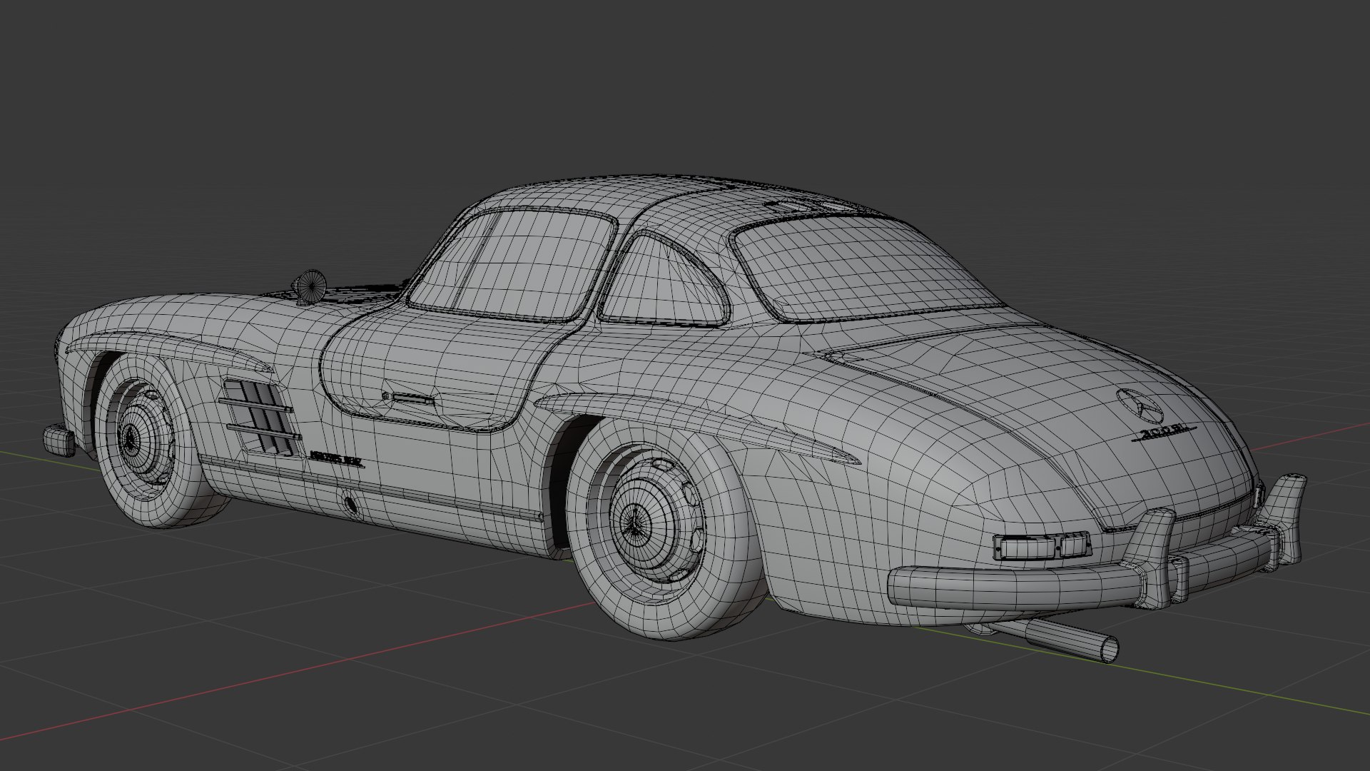 Mercedes-Benz 300SL 3D Model - TurboSquid 2315807