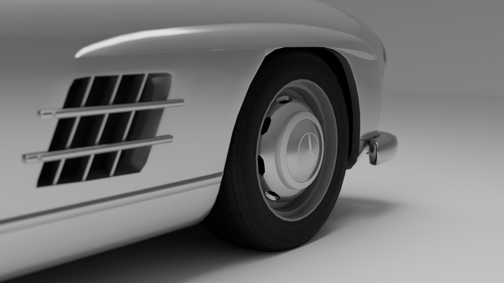 Mercedes-Benz 300SL 3D Model - TurboSquid 2315807