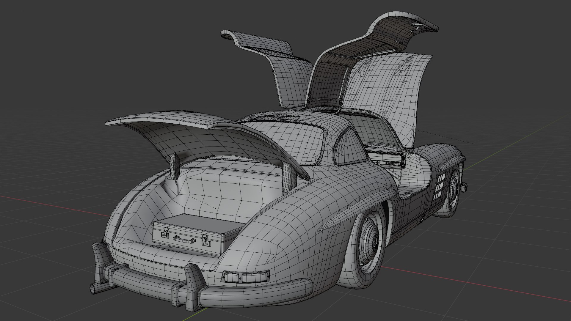 Mercedes-Benz 300SL 3D Model - TurboSquid 2315807