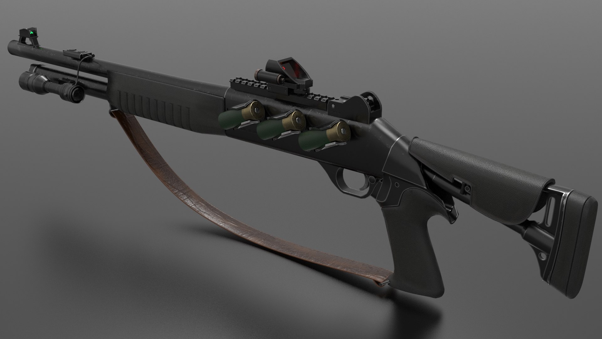 3D Shotgun M4 Fps - Tps Model - TurboSquid 2397541