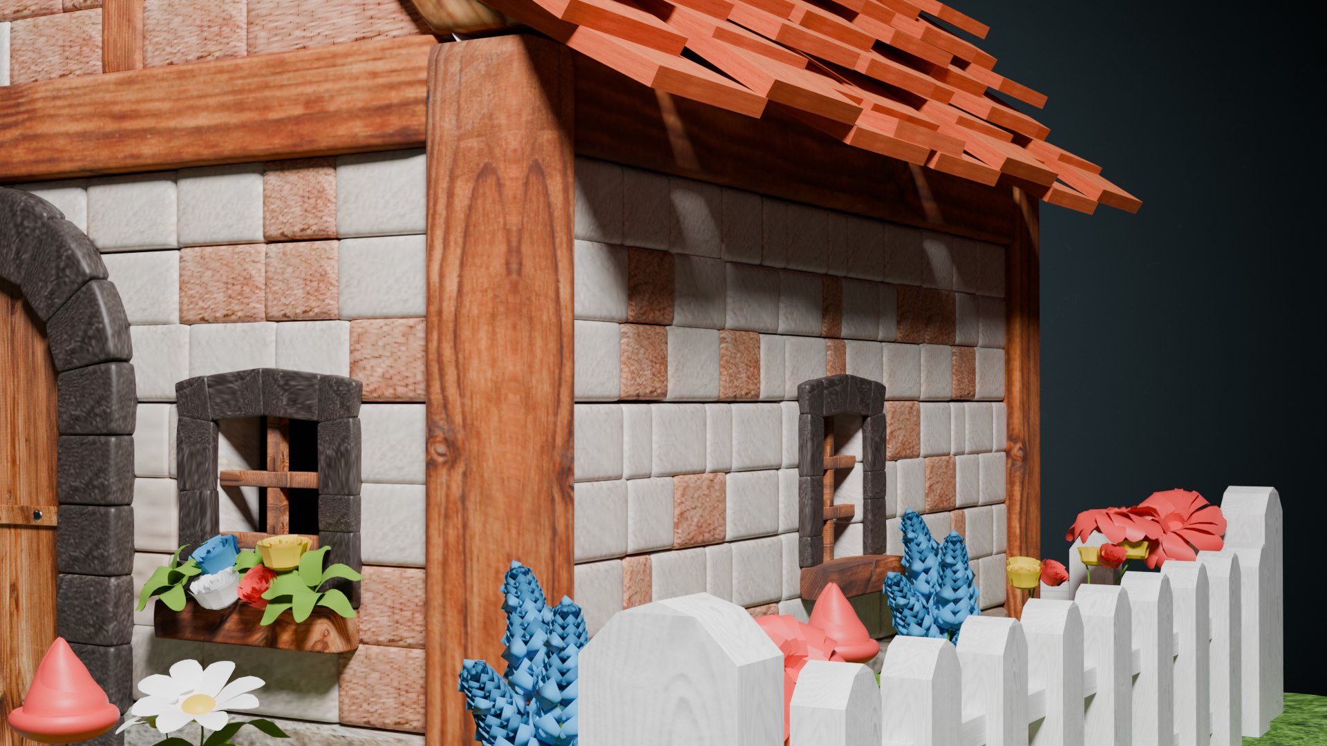 3D Model Medieval Cottage - TurboSquid 2245103