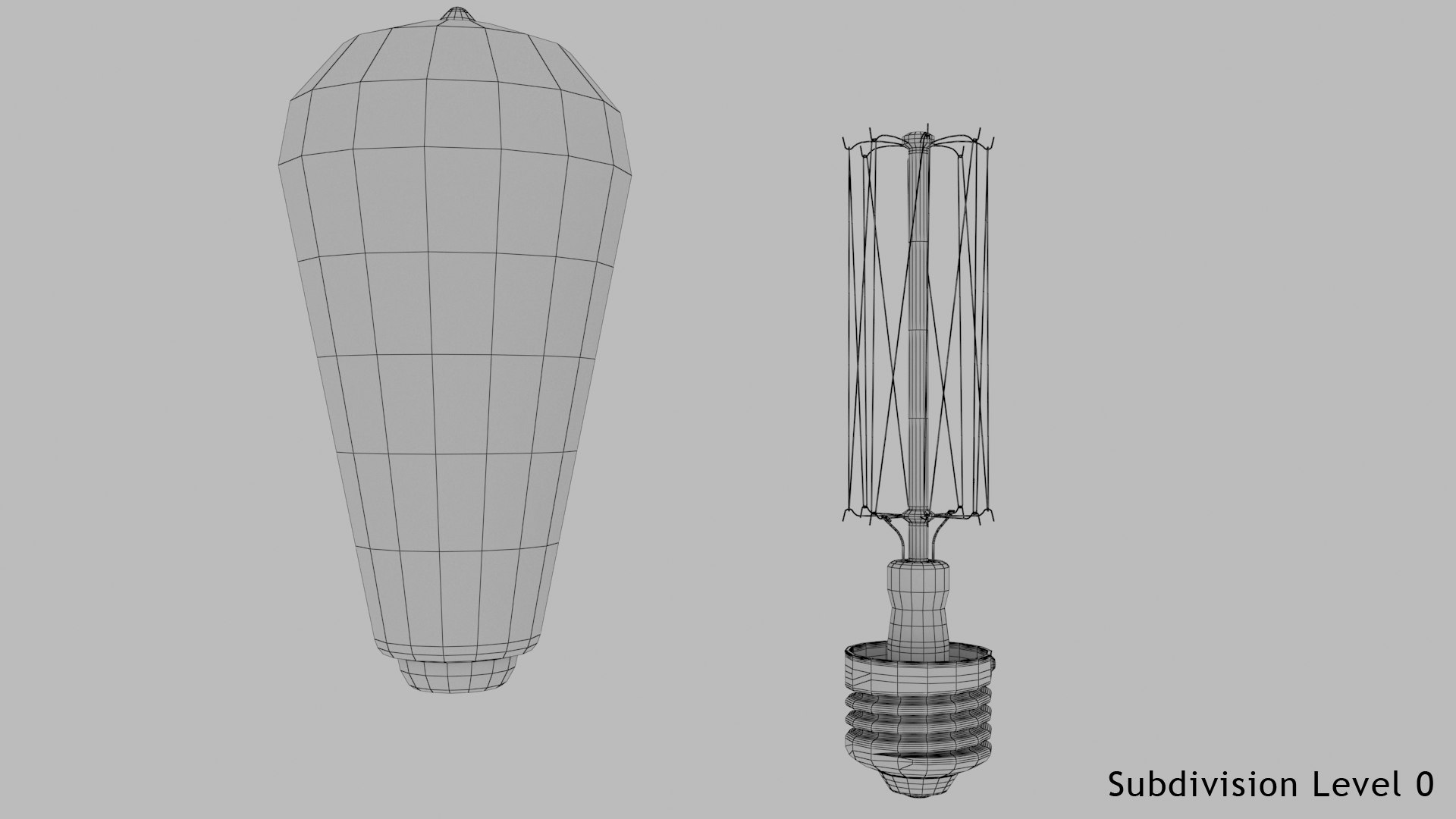 Light Bulb ST64 Filament 3D Model - TurboSquid 1871911