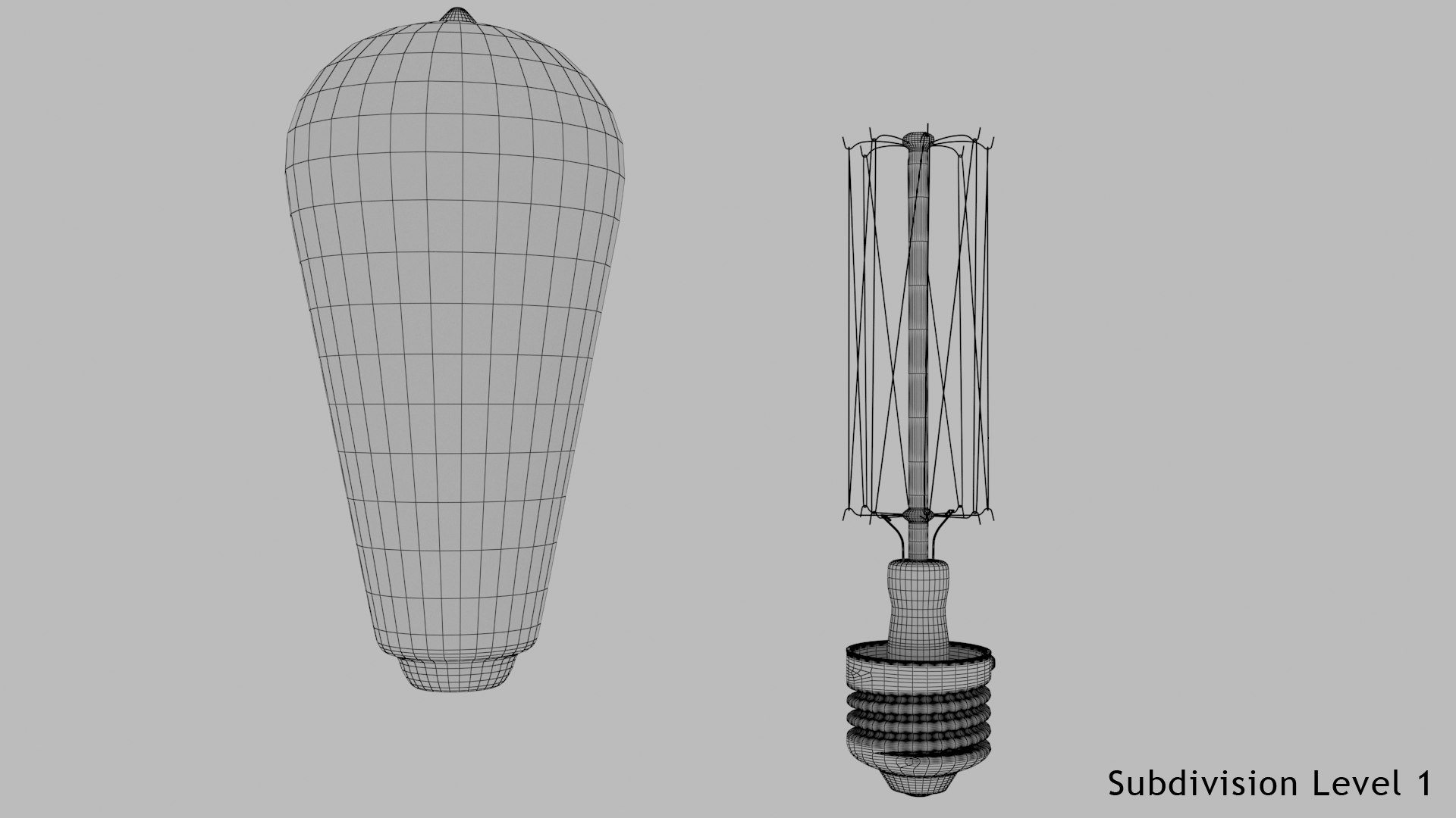 Light Bulb ST64 Filament 3D Model - TurboSquid 1871911