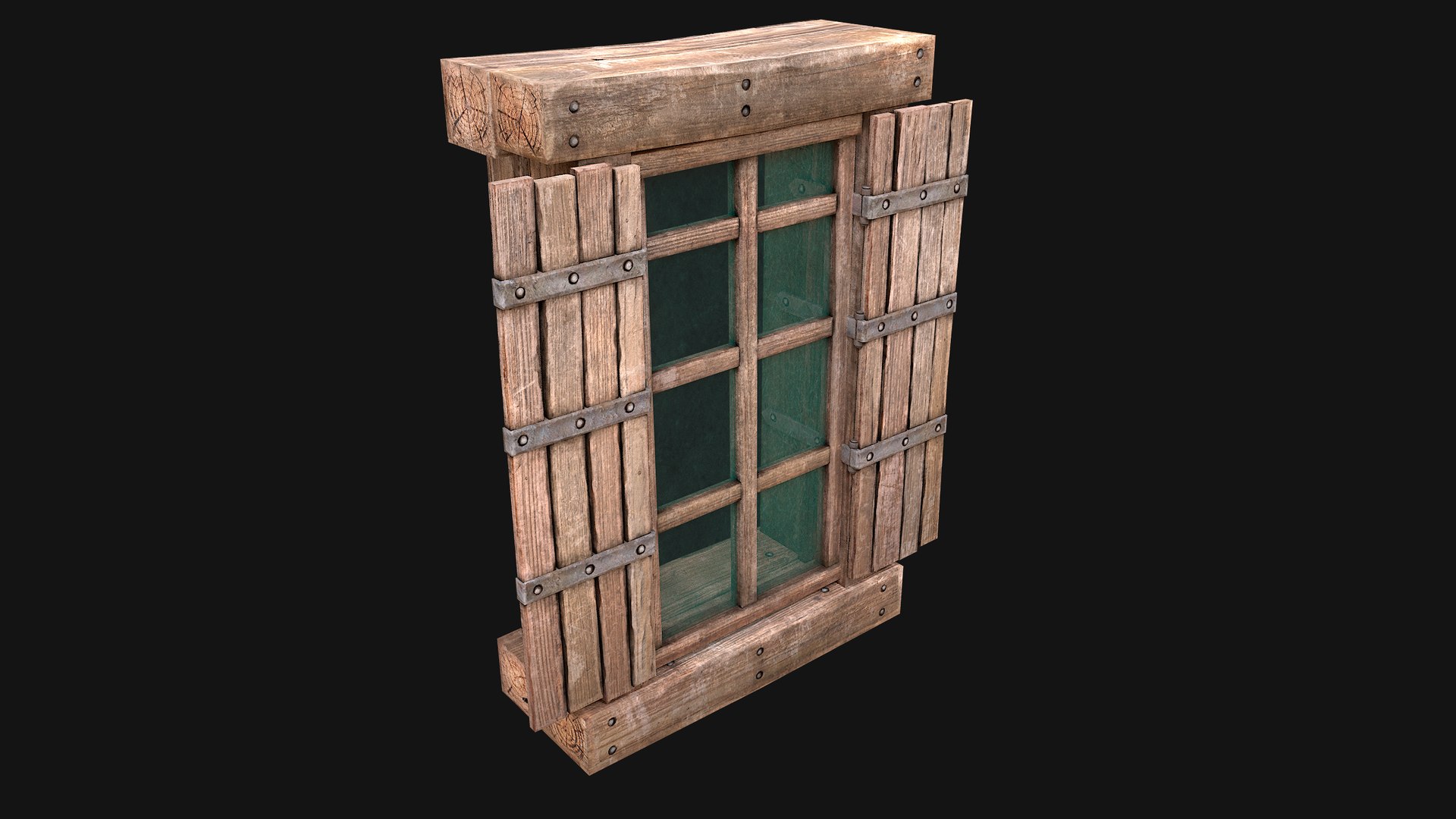 3D Medieval Windows Set Model - TurboSquid 2153252
