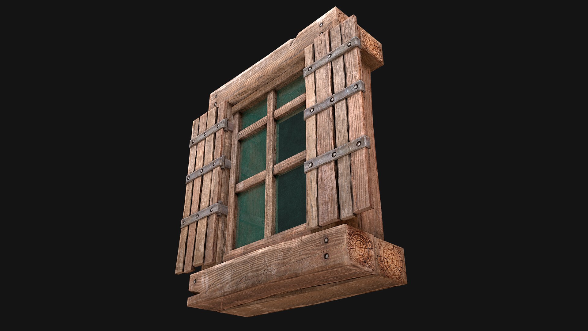 3D Medieval Windows Set Model - TurboSquid 2153252
