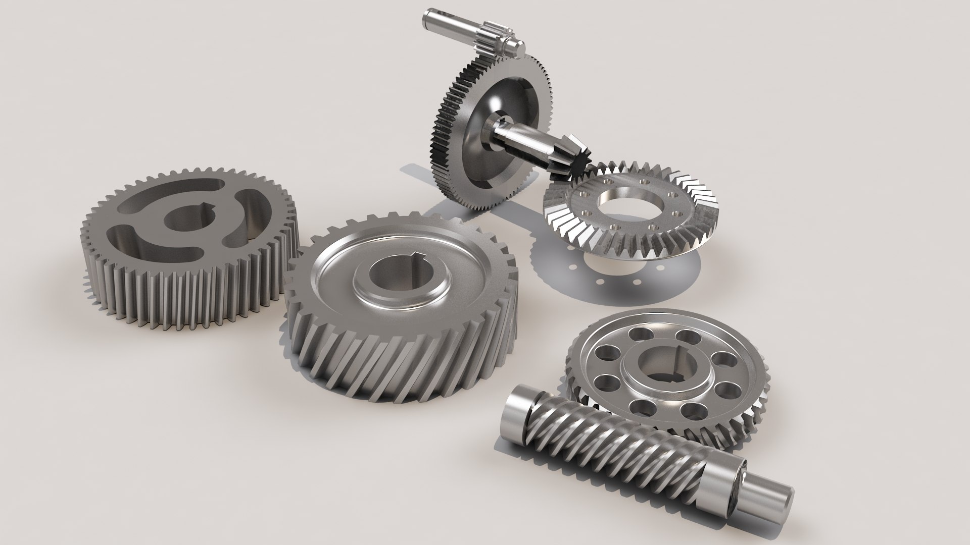 3d Model Gear Set