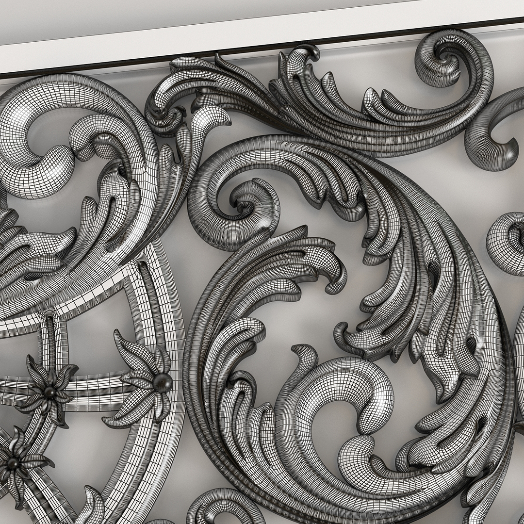 3d decorative panel model