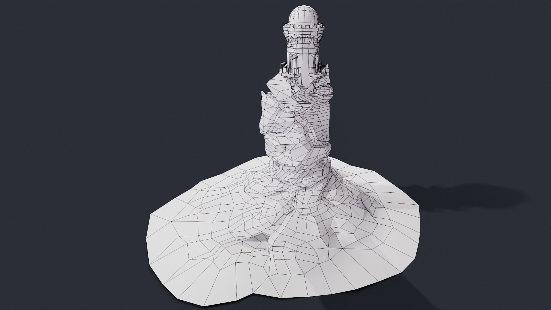 Lava Portal Tower 3D Model - TurboSquid 2178242