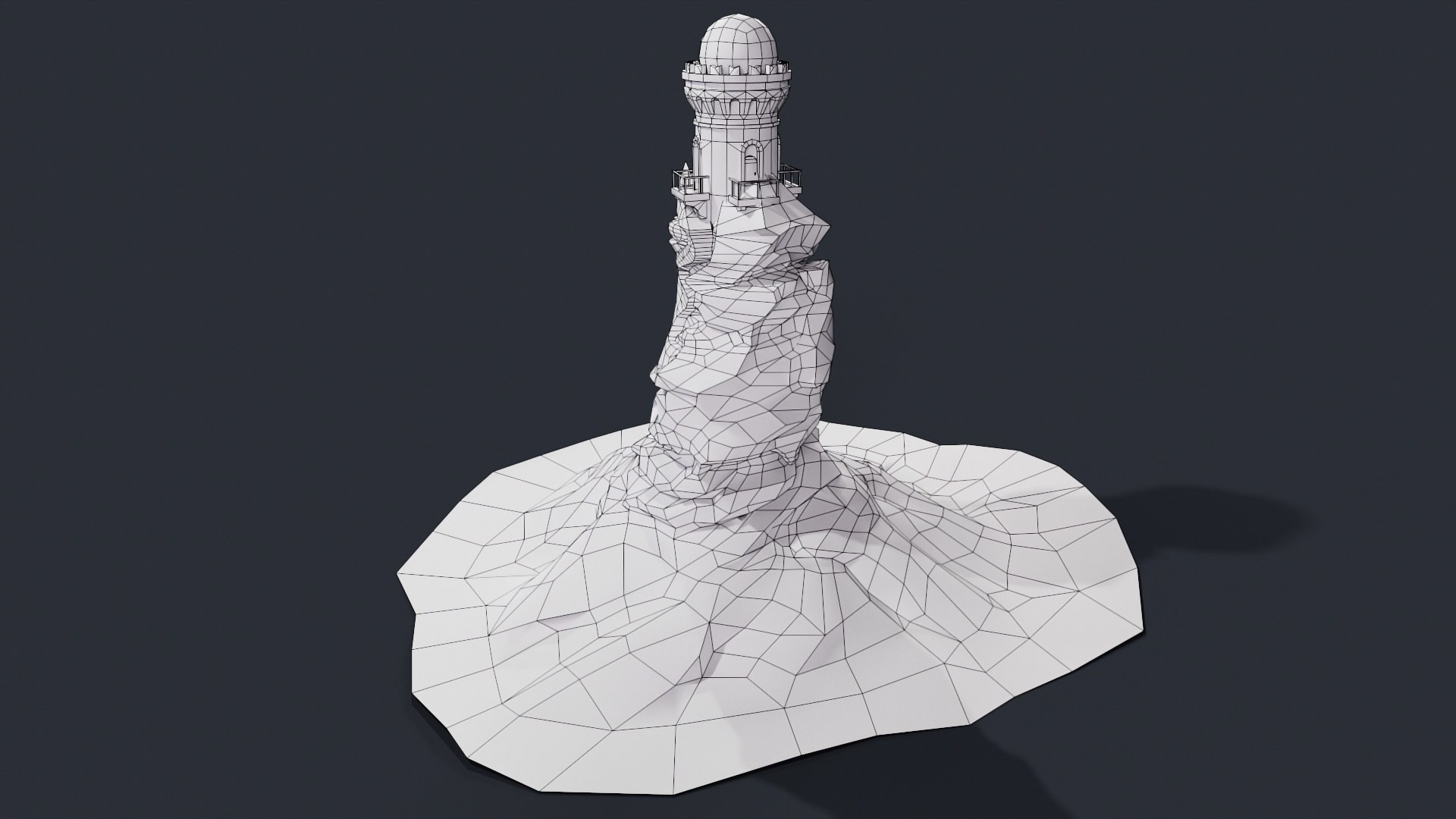Lava Portal Tower 3D Model - TurboSquid 2178242