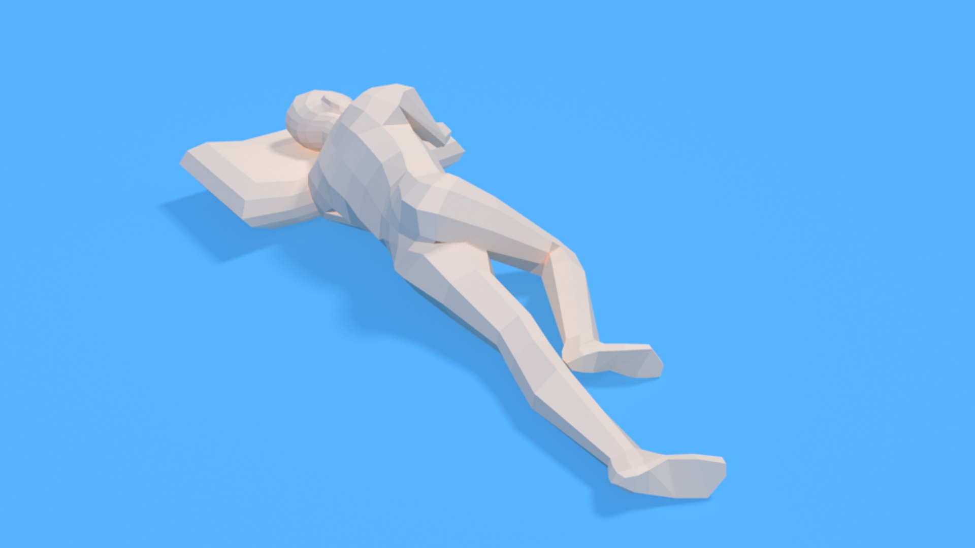 3D kid sleeping model - TurboSquid 1473191