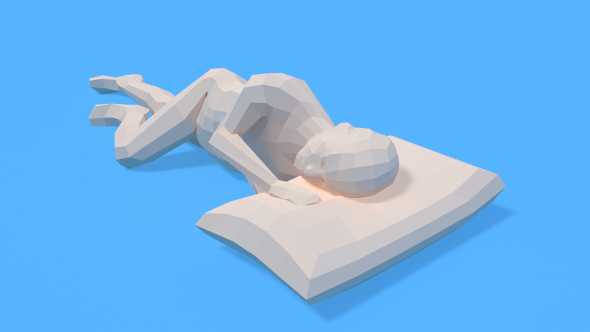 3D kid sleeping model - TurboSquid 1473191