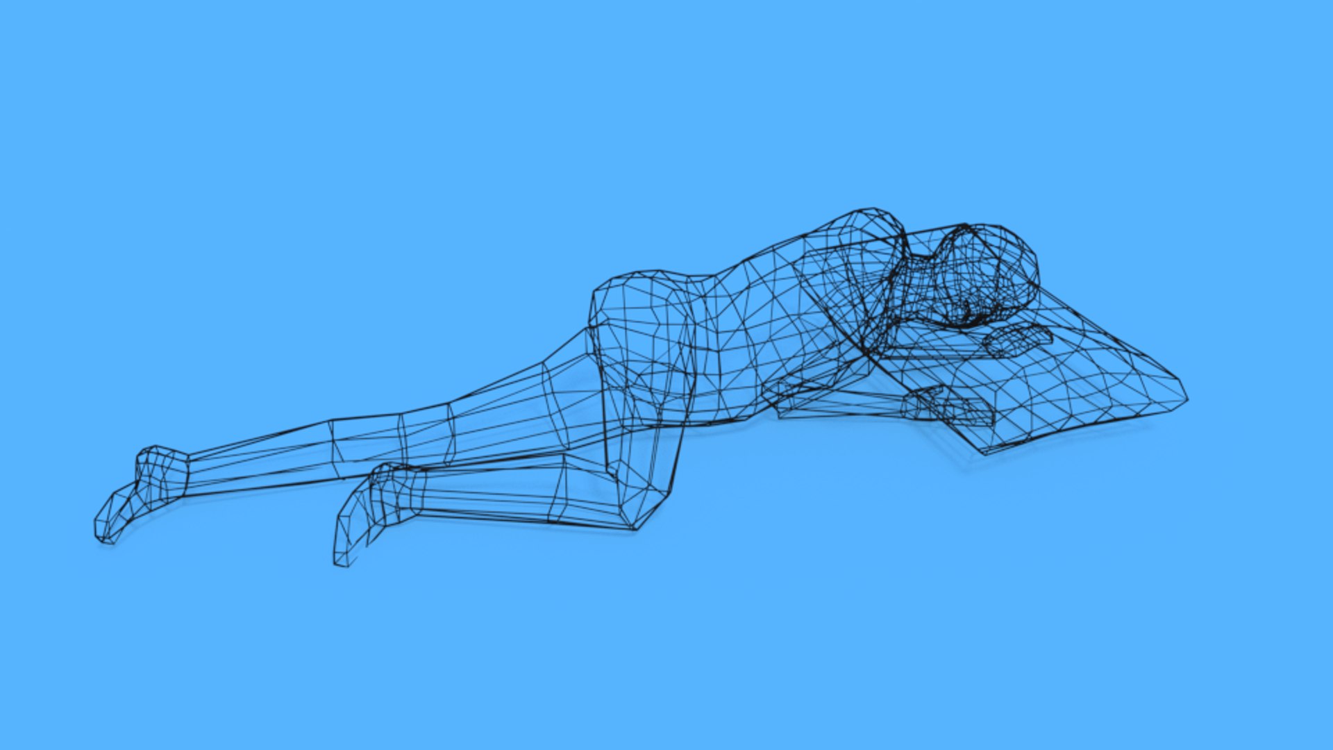 3D kid sleeping model - TurboSquid 1473191