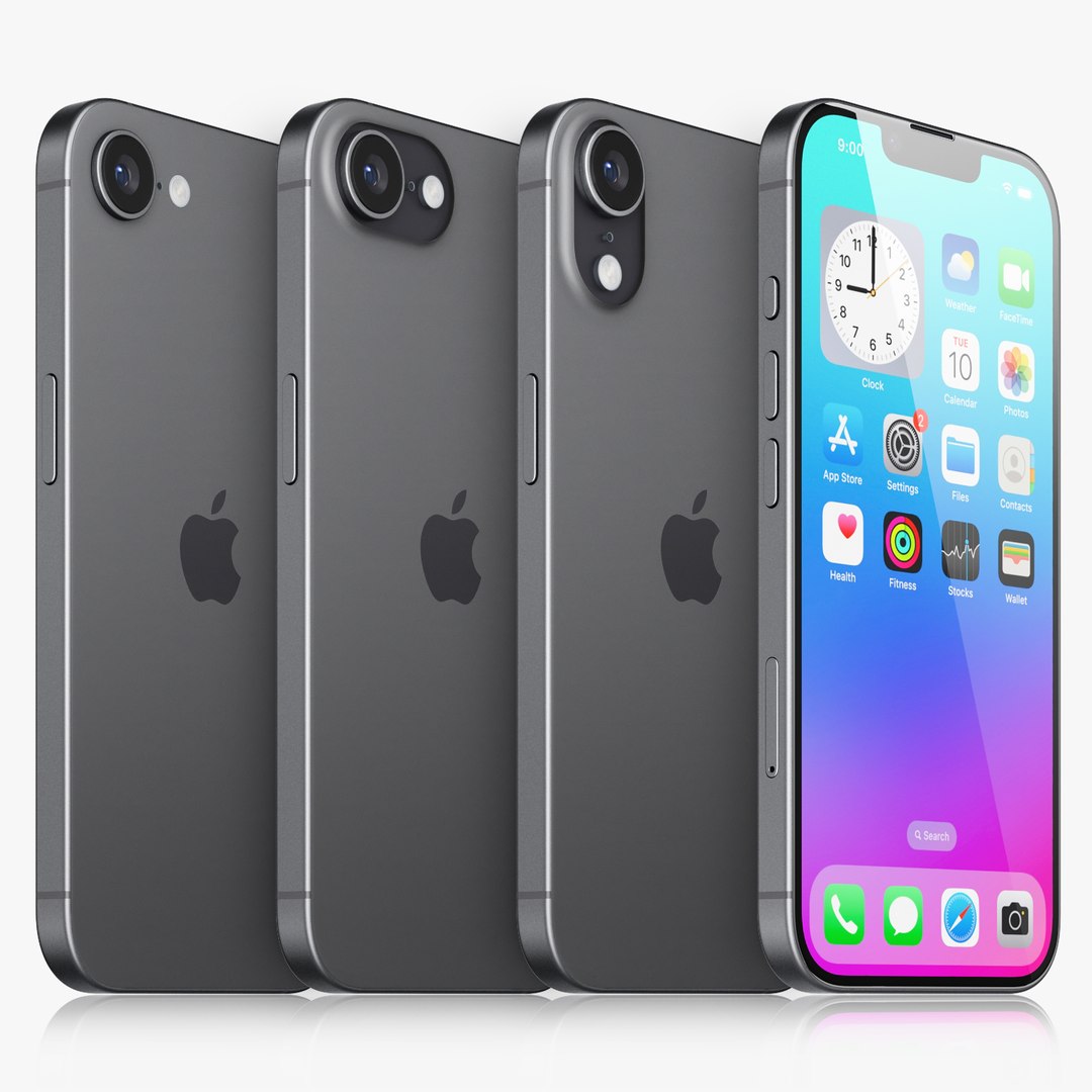 3D Apple IPhone 16E V1 - TurboSquid 2341050