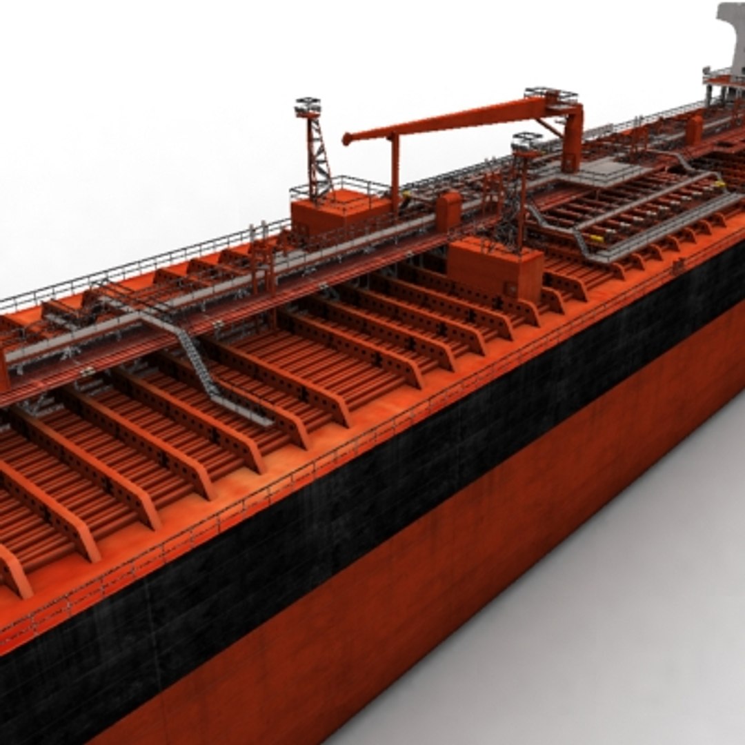 Chemical Oil Tanker 3d Model