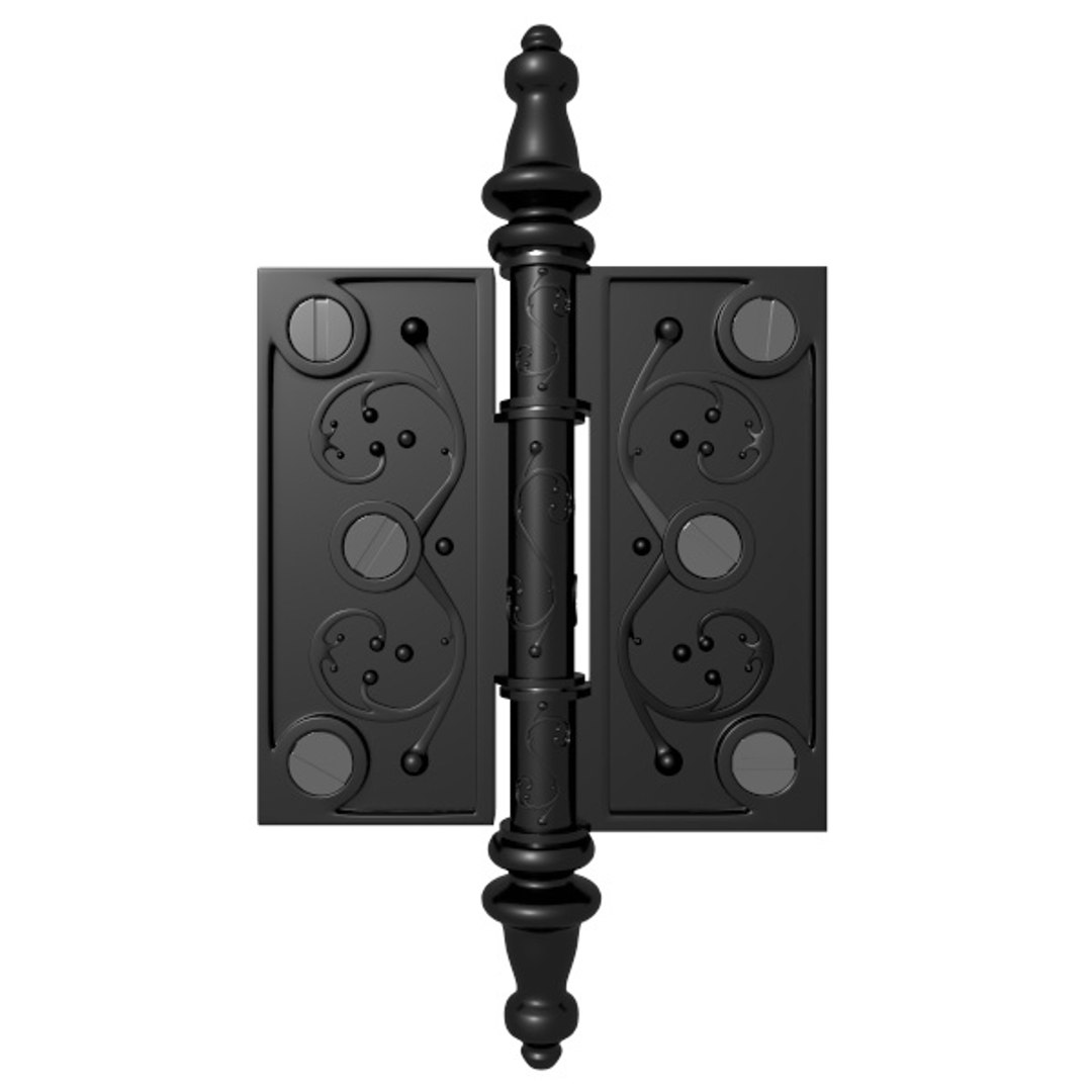 3ds Max Decorative Door Hinge