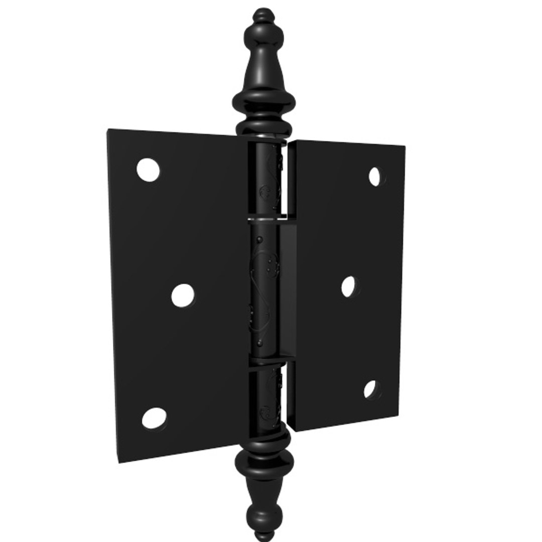 3ds Max Decorative Door Hinge