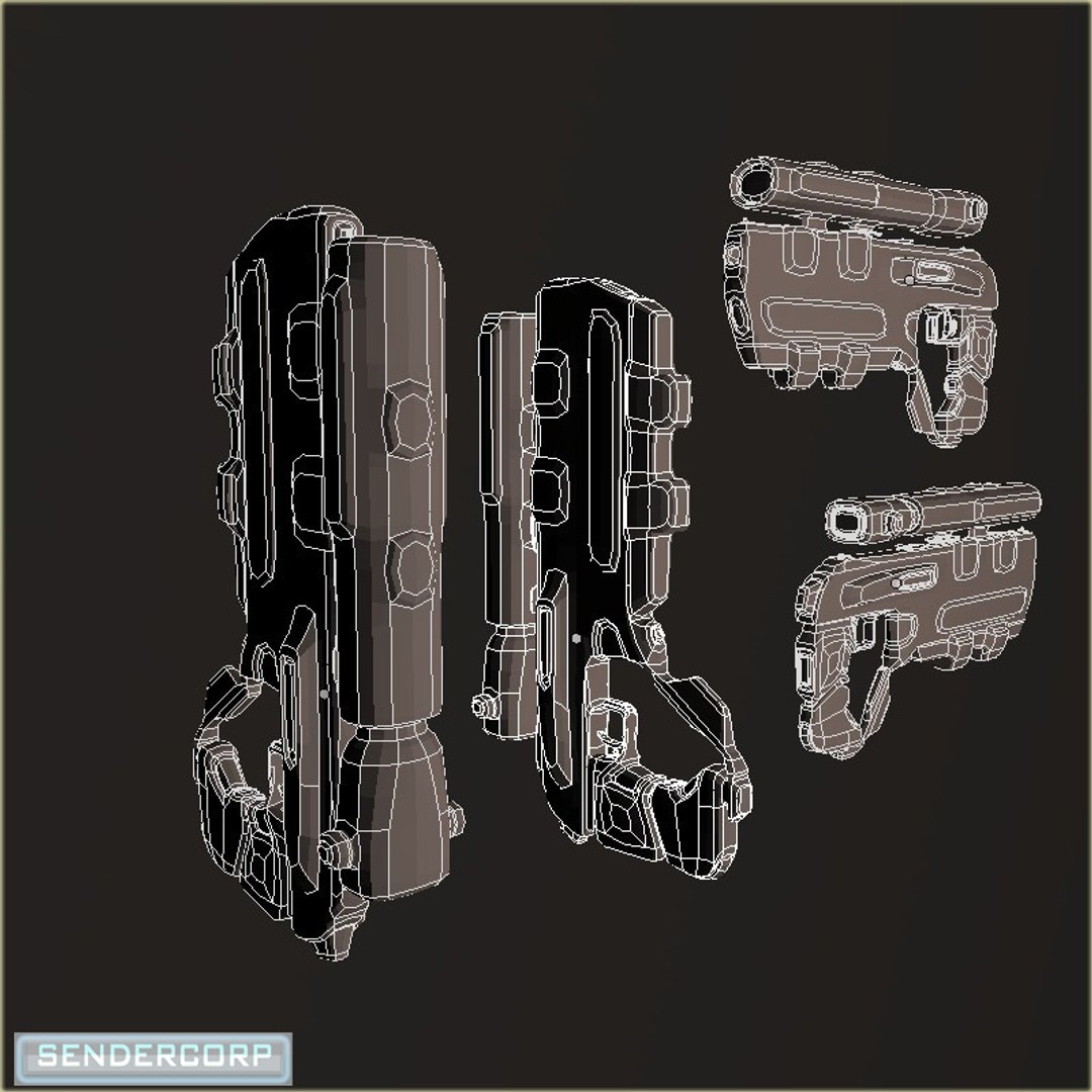 Weapon 3d Model