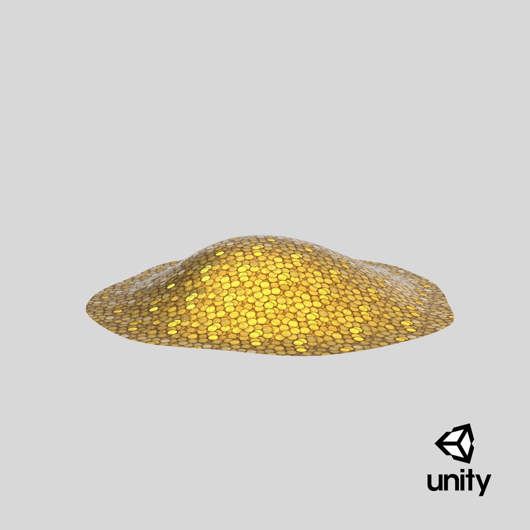 Coins Pile With Tiled Texture V1 3D - TurboSquid 1959847