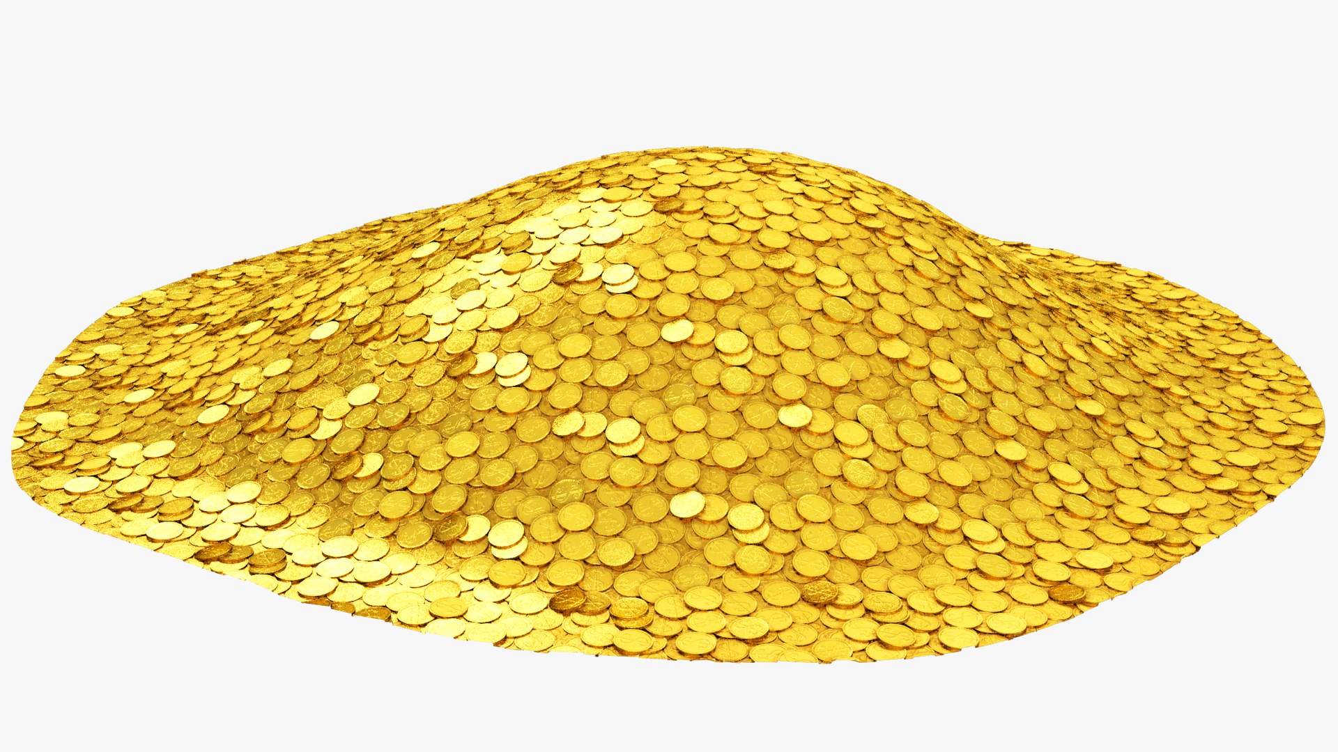 Coins Pile With Tiled Texture V1 3D - TurboSquid 1959847