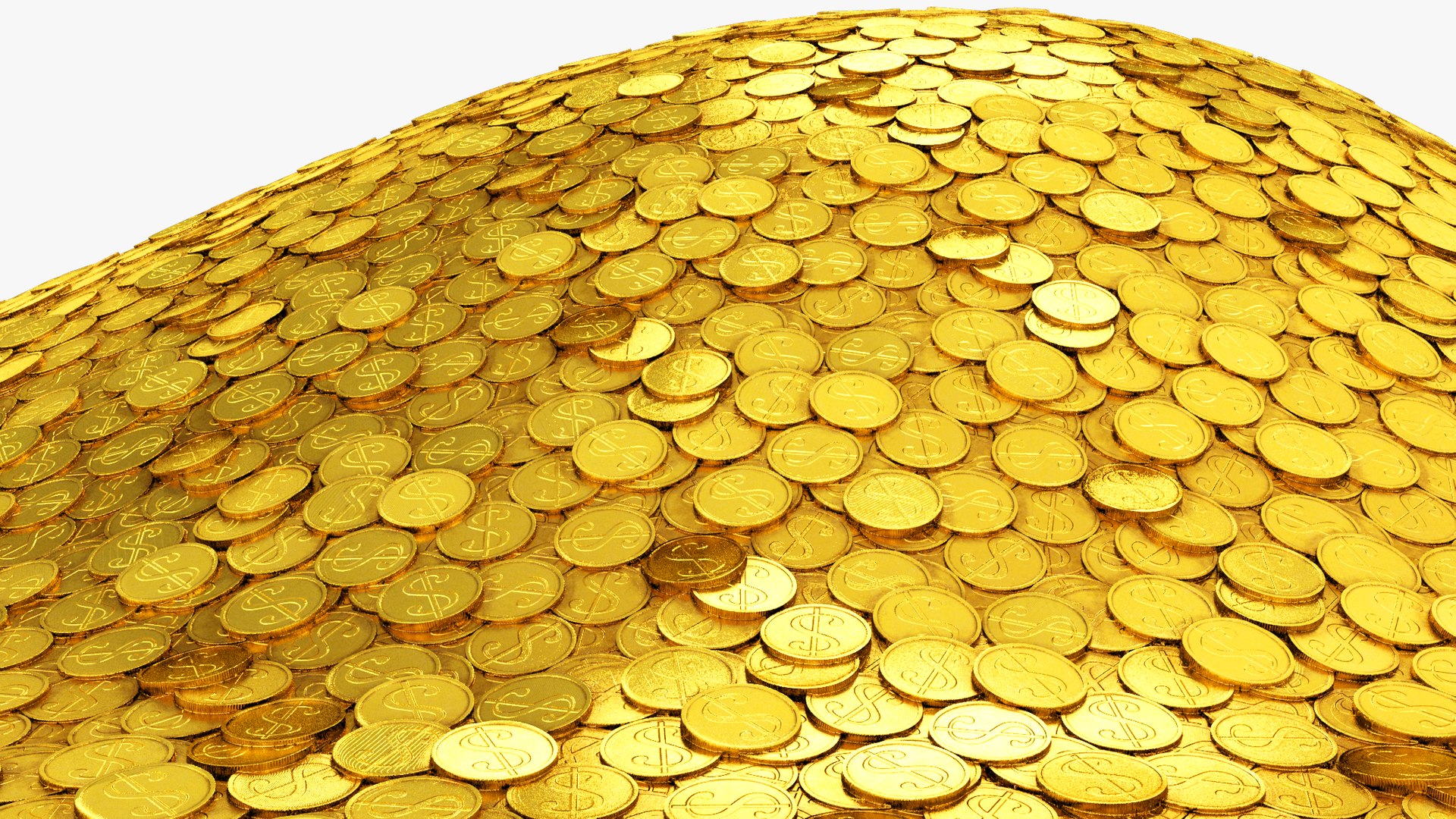 Coins Pile With Tiled Texture V1 3D - TurboSquid 1959847