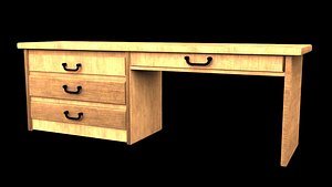 Free 3D Office Desk Models - Available For Download On TurboSquid