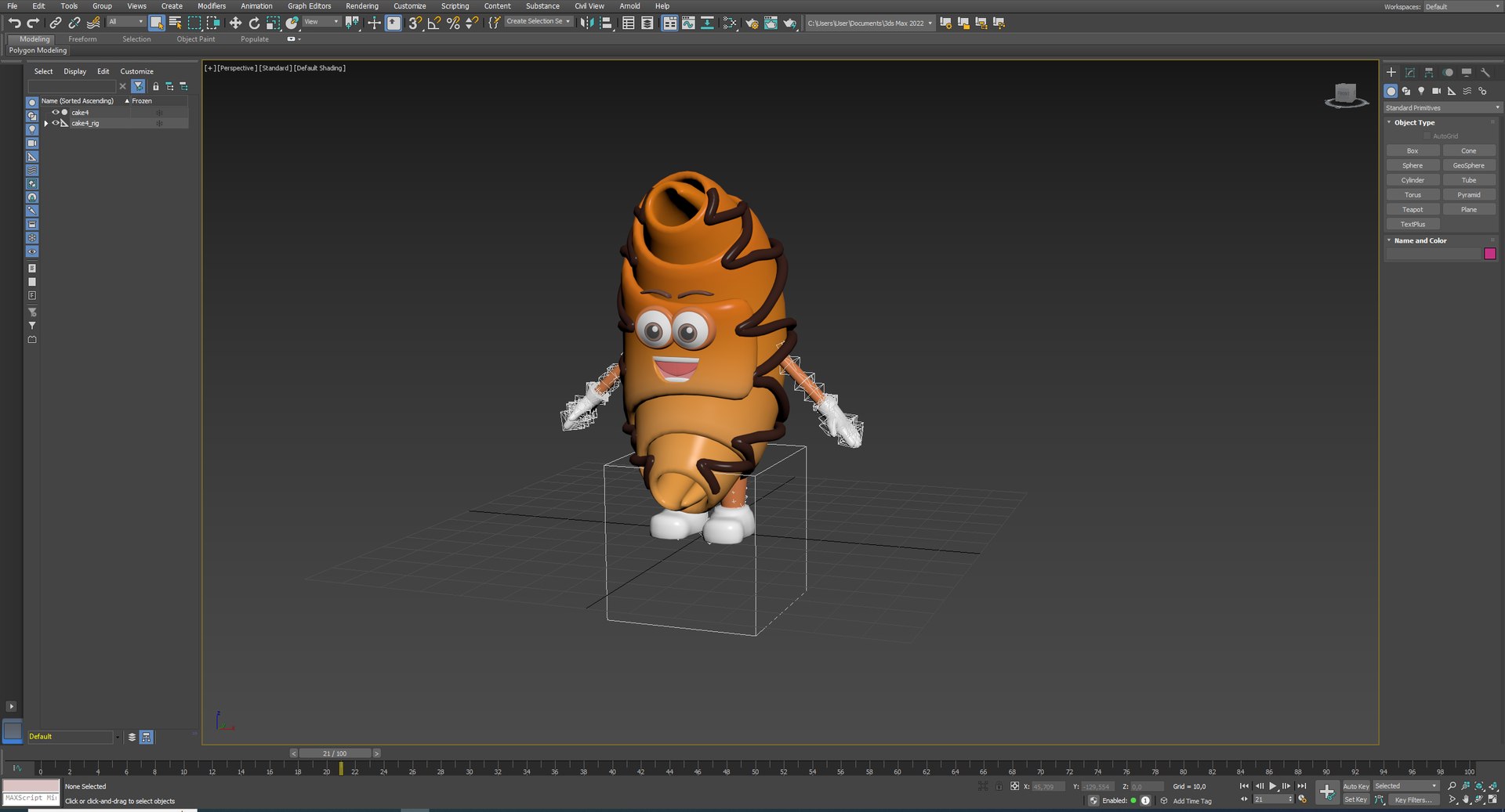Cartoon Characters Cakes 3D Model - TurboSquid 2317166