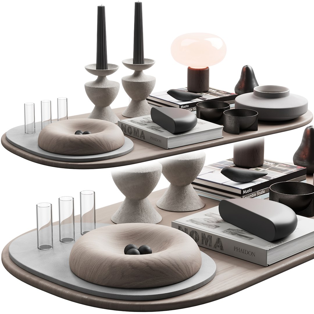 117 decorative set 030 japan style decor P04 3D model - TurboSquid 2054128