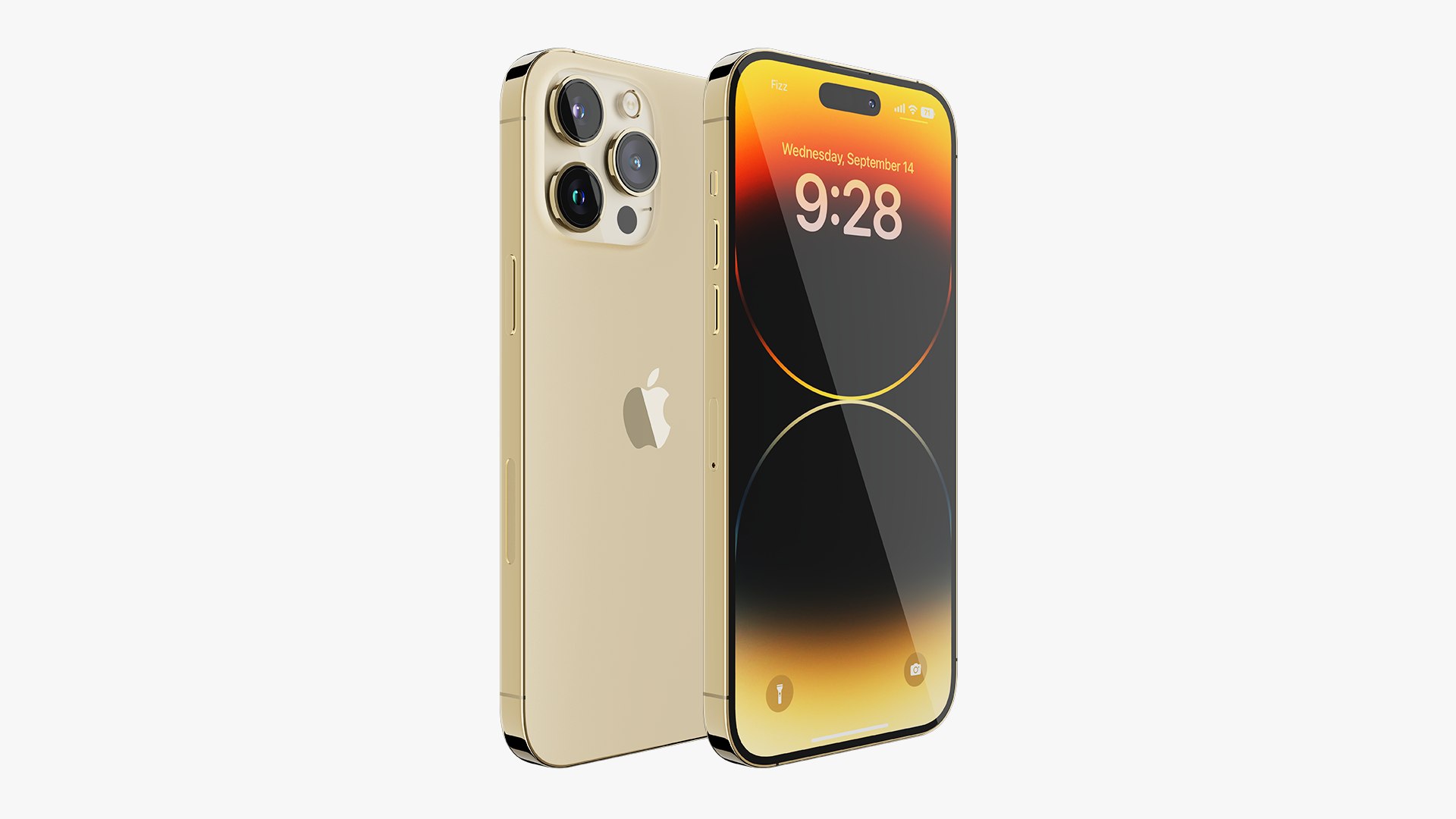 IPhone 14 Pro Max Gold Model - TurboSquid 1969106