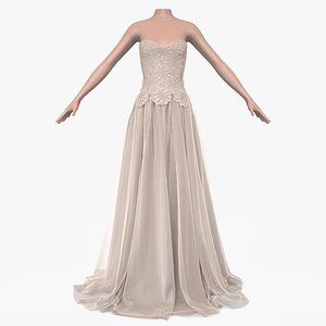 Formal Gown 3D Studio Models for Download | TurboSquid