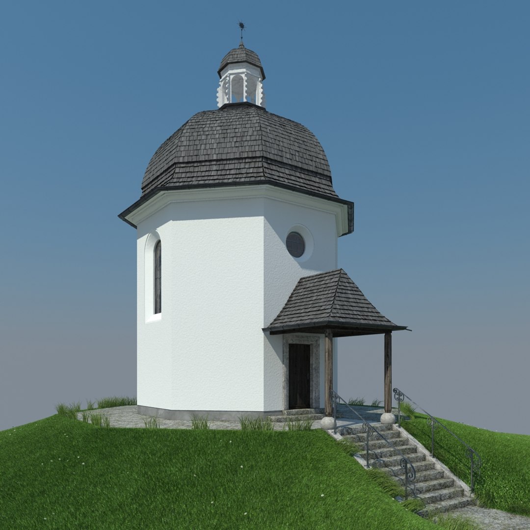 Silent Night Chapel 3d Max