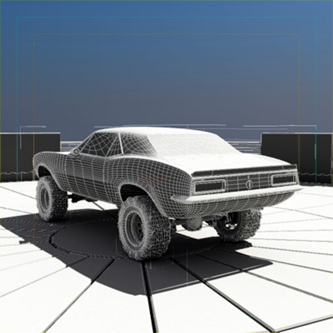 Offroad Muscle Car 3d Model