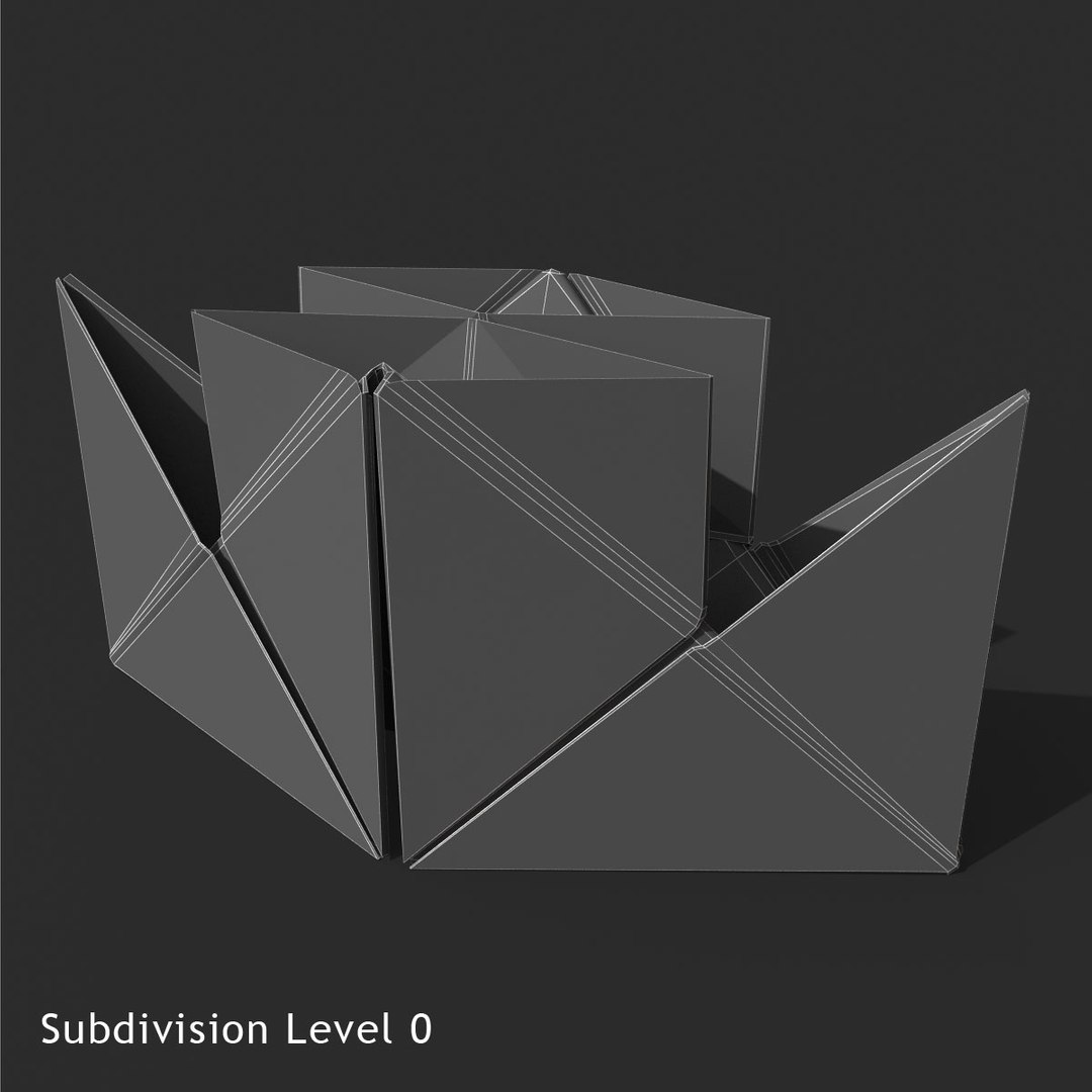 3ds Max Origami Ship