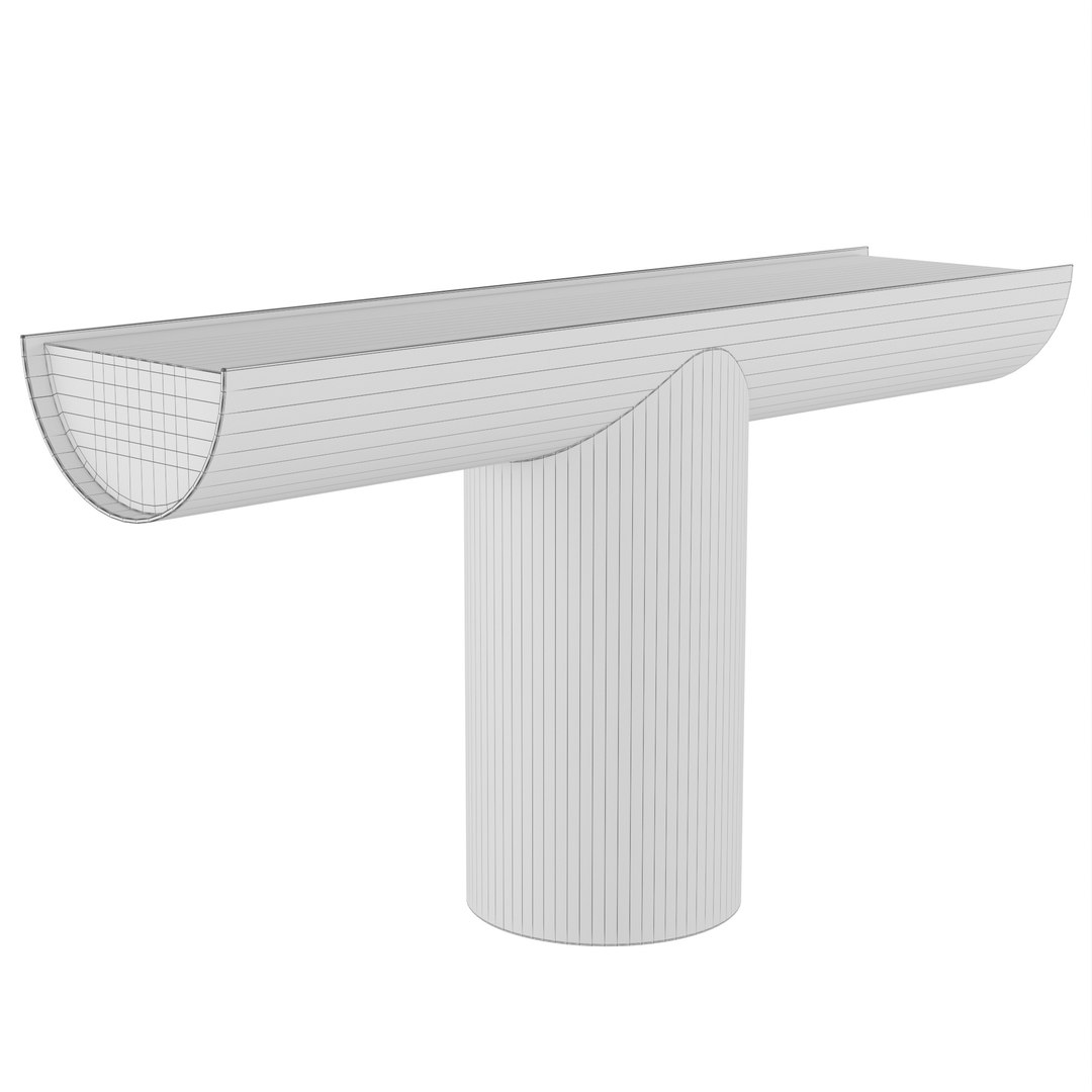3D Console Table Pilotis - TurboSquid 2198620