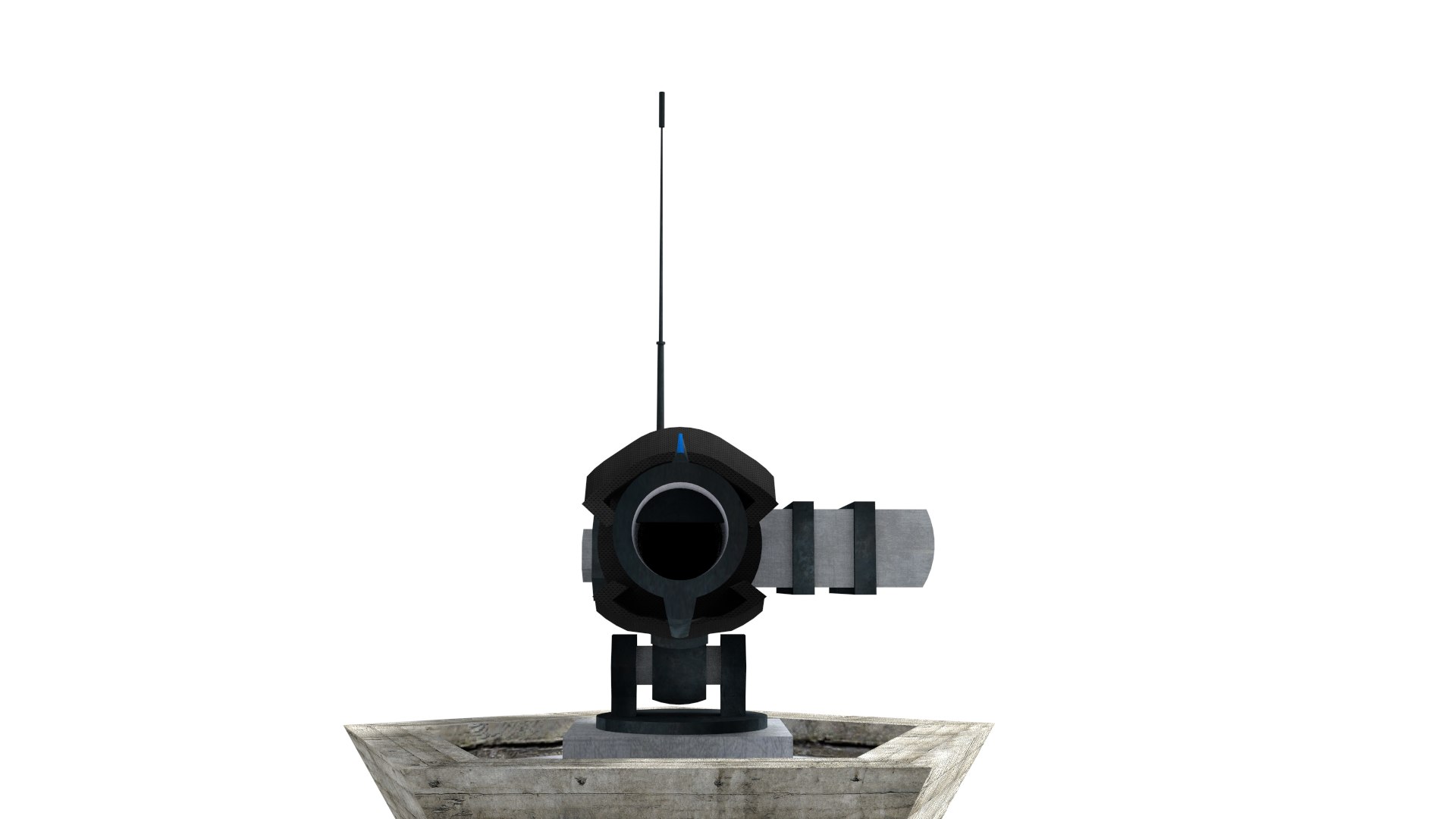 heavy turret 3d 3ds