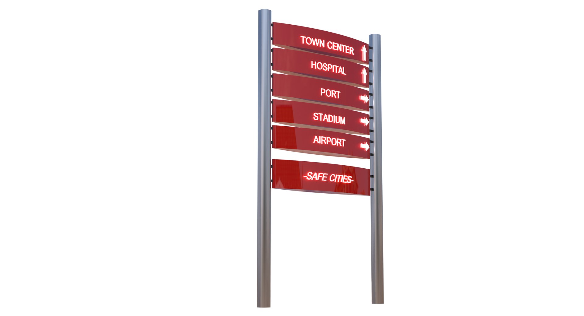 Sign Signboard 3D Model - TurboSquid 1194487