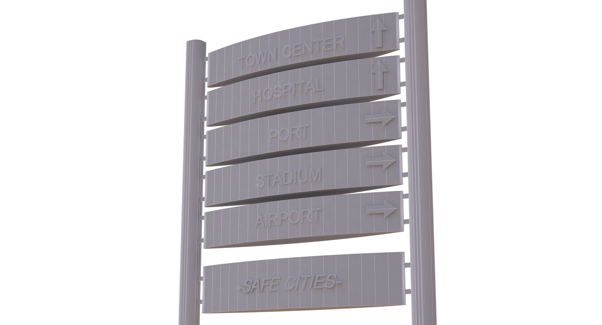 Sign Signboard 3D Model - TurboSquid 1194487