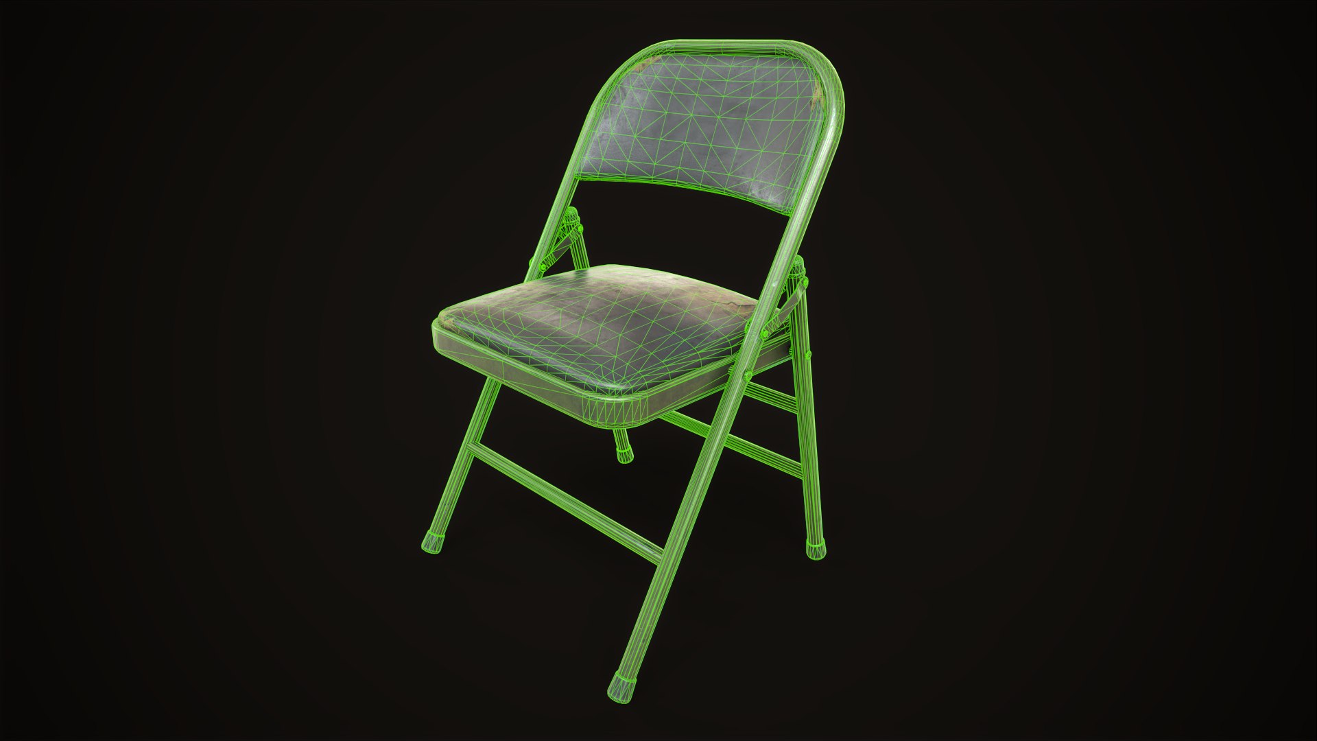 Metal Folding Chair 3D Model - TurboSquid 2158934