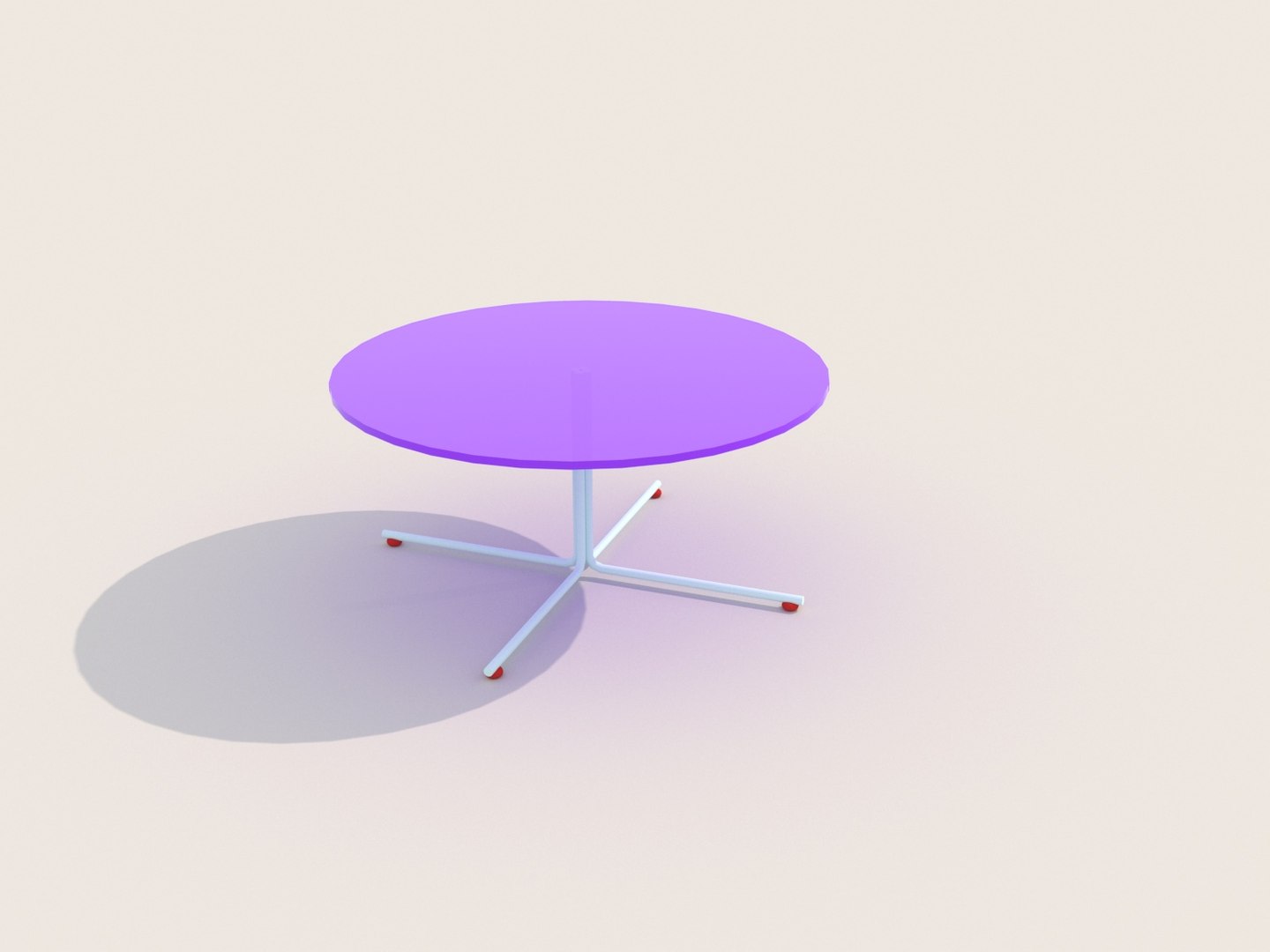 3D model simple circle table - TurboSquid 1559733