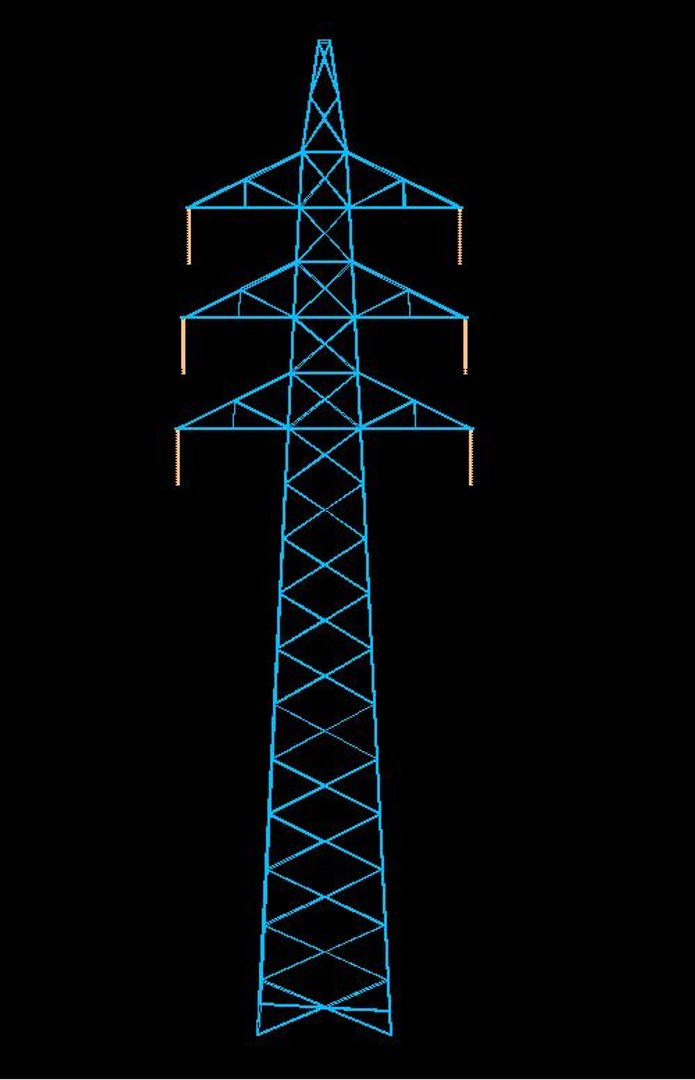 Dwg Voltage Pylon Dwg Voltage Pylon