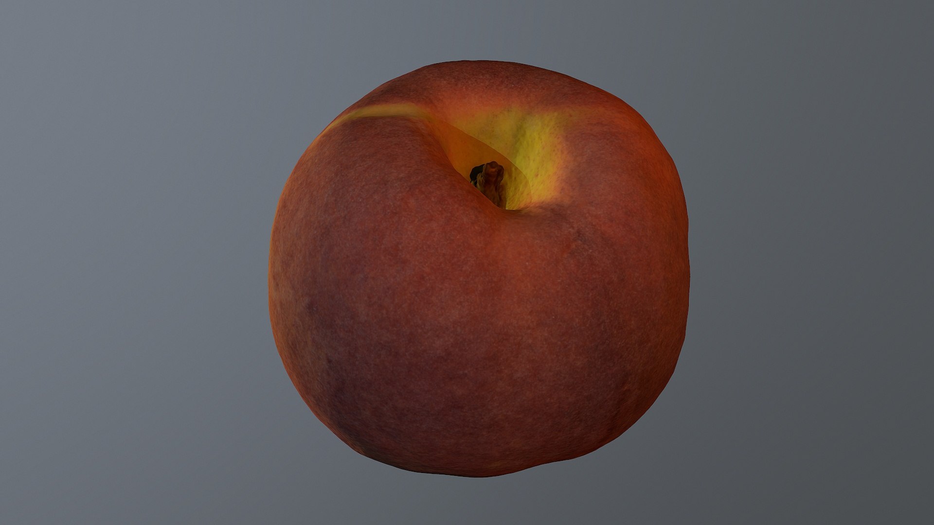 Hy peach fruit 05 model - TurboSquid 1572686