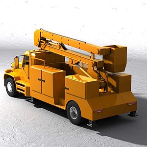 3d bucket truck