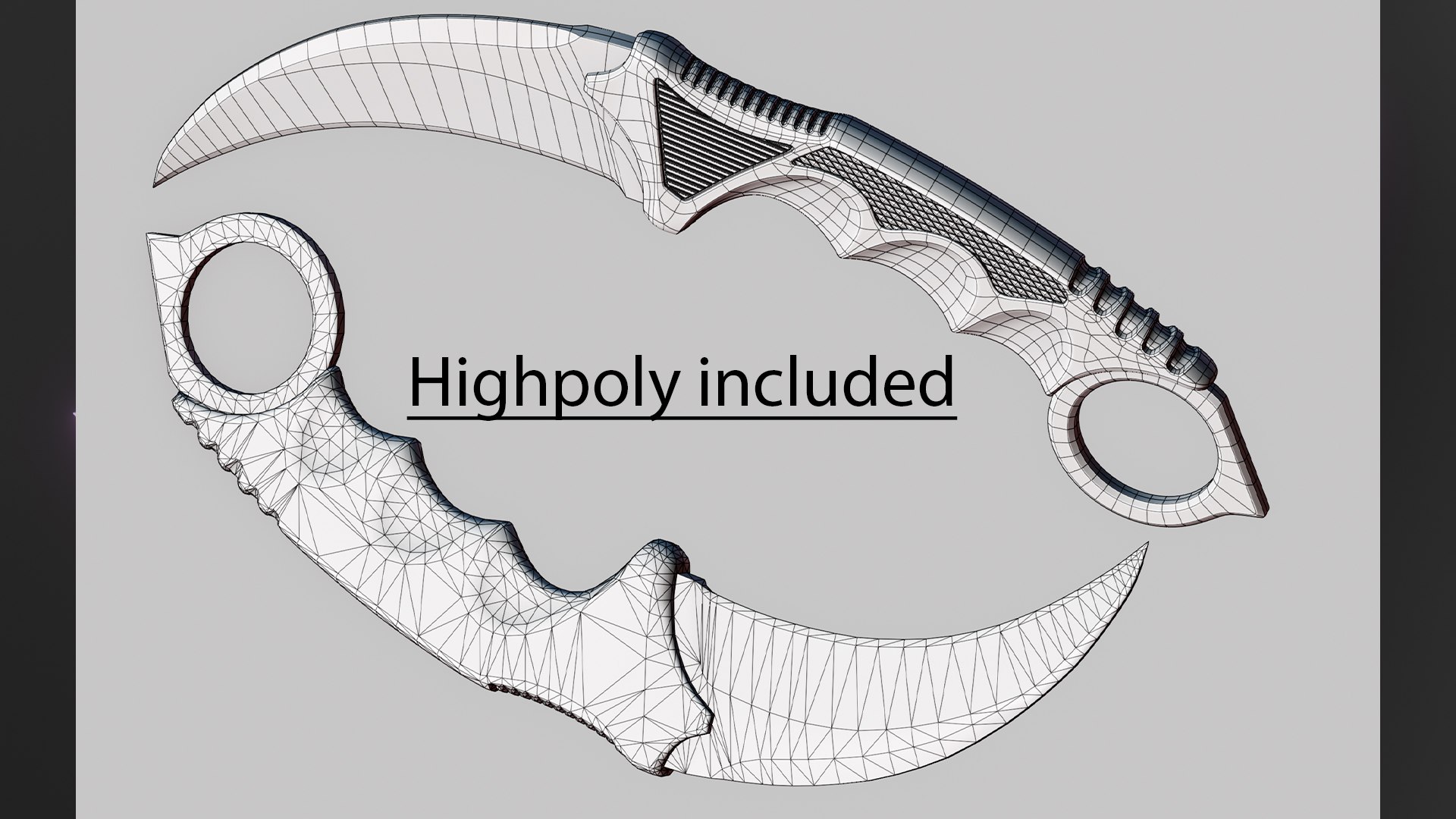 3D Karambit - TurboSquid 2180653