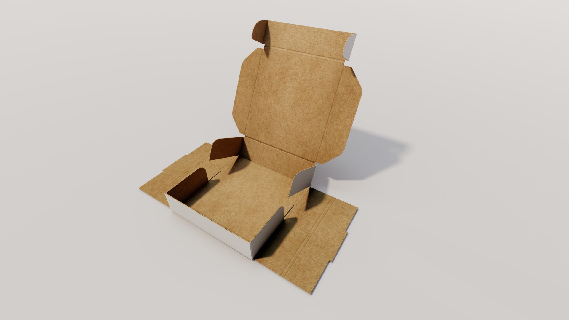 Parametric Animatable Cardboard Box Model - TurboSquid 2387804
