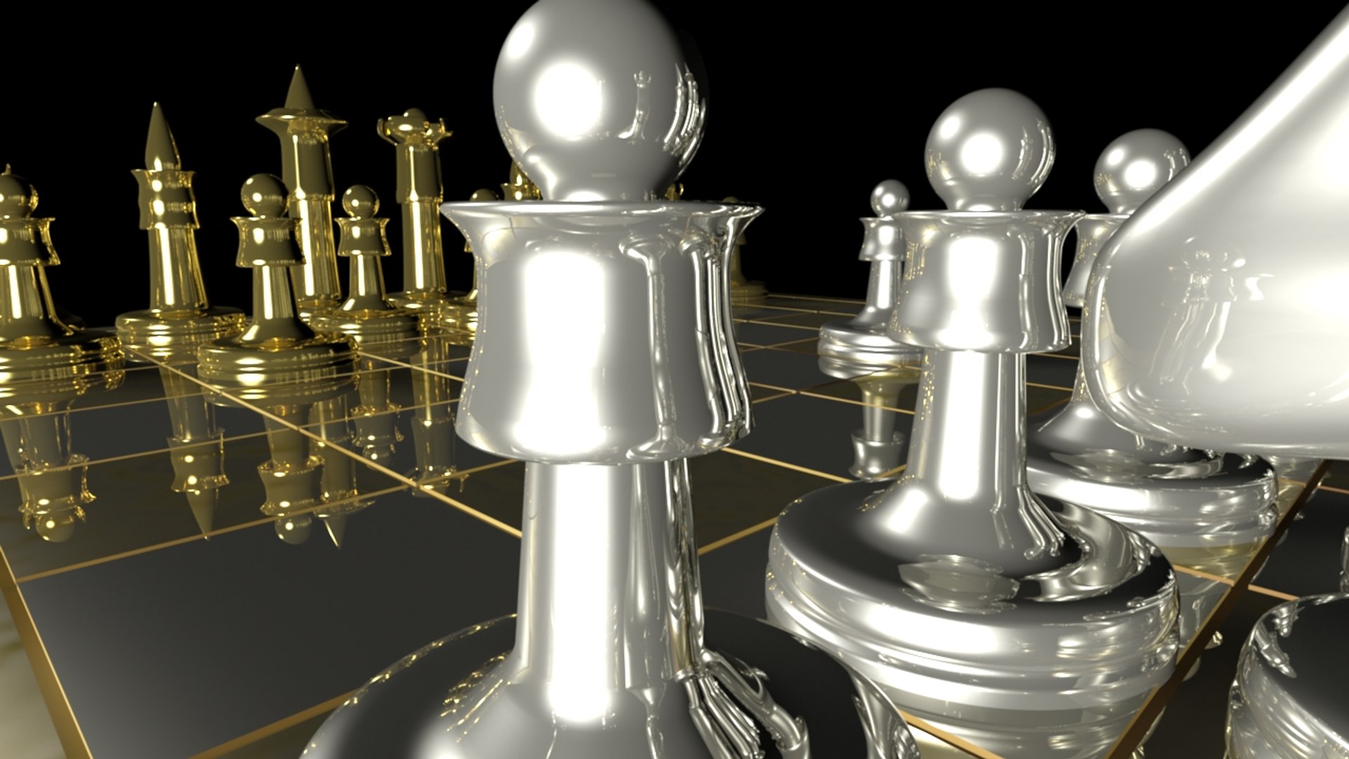 3d Model Of Chess