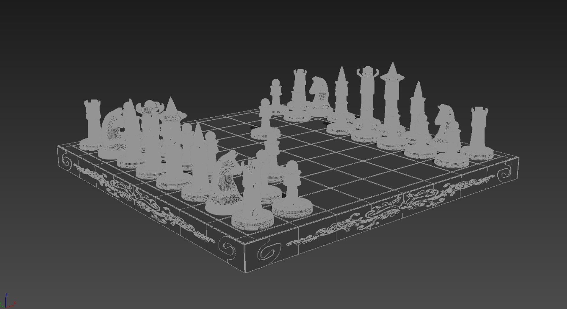 3d Model Of Chess