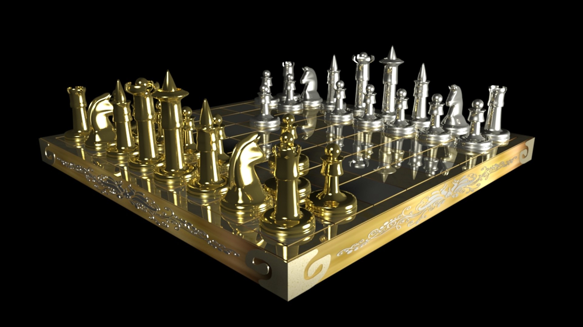 3d Model Of Chess