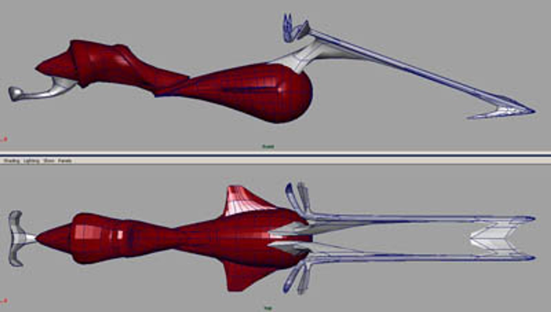 Female Speedbike Speed 3d Model