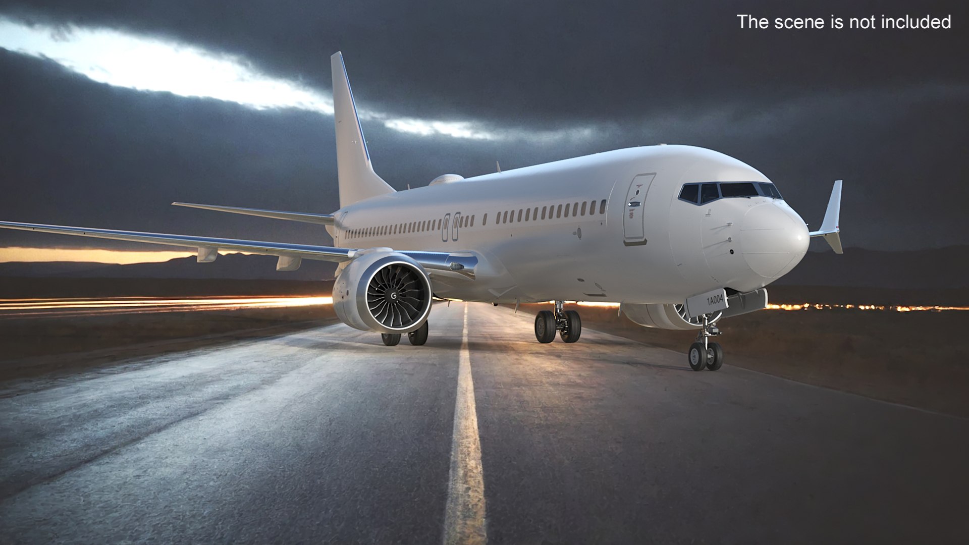 White Boeing 737 MAX 8 Rigged For Maya 3D - TurboSquid 2341358