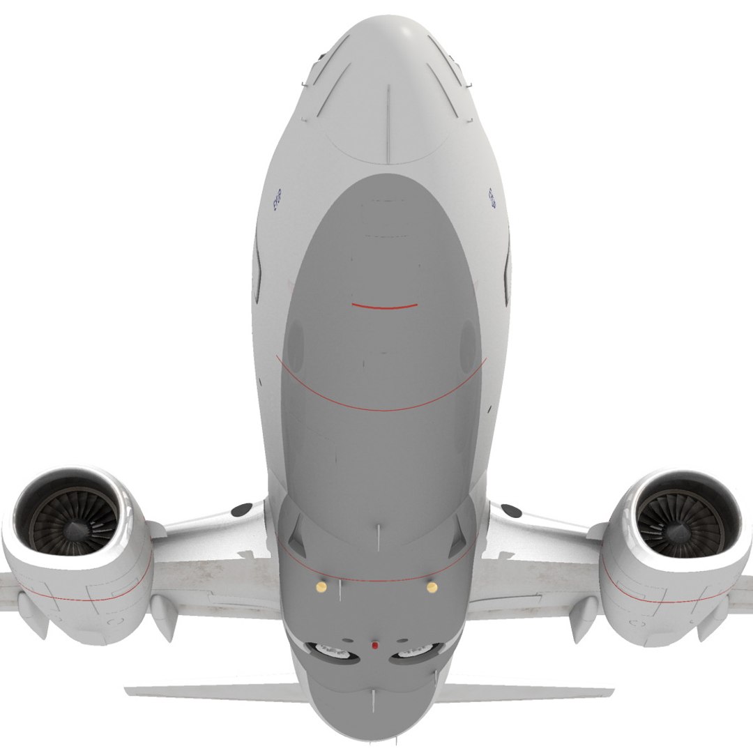3dsmax Turkish Airlines Boeing Plane